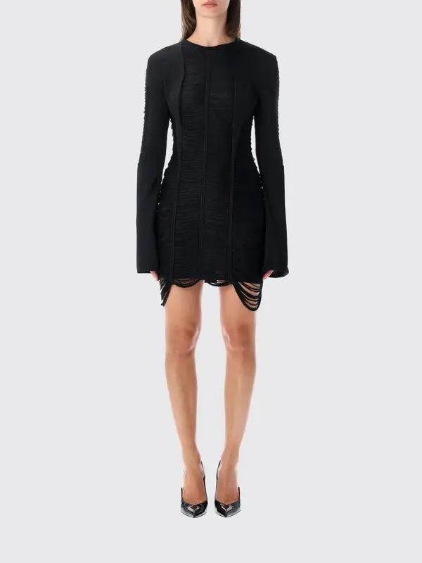 Attico Ruched Dress