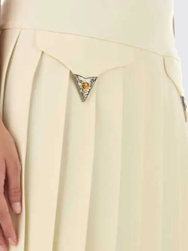 Versace Pleated Skirt