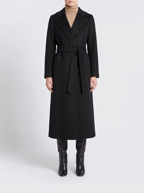 Max Mara Belted Coat - Black
