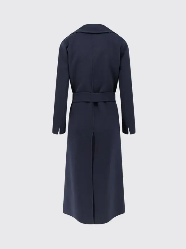 Max Mara Belted Coat - Navy