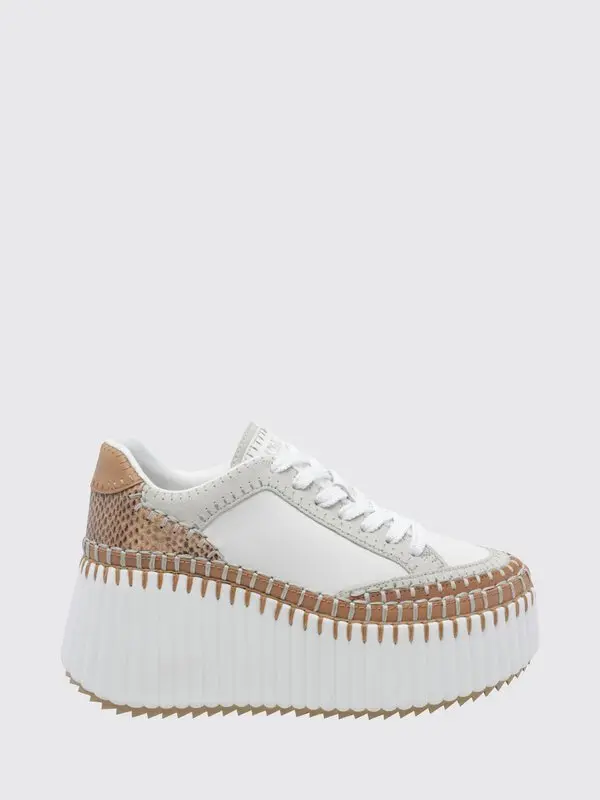 Chloé Platform Sneakers With Braided Detailing
