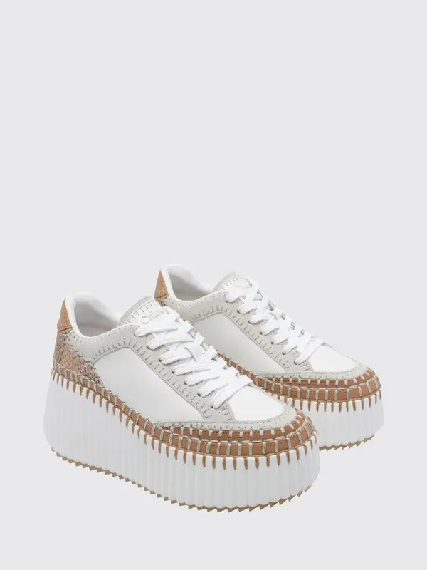 Chloé Platform Sneakers With Braided Detailing