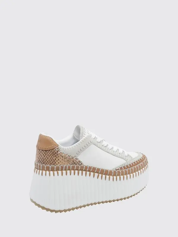 Chloé Platform Sneakers With Braided Detailing