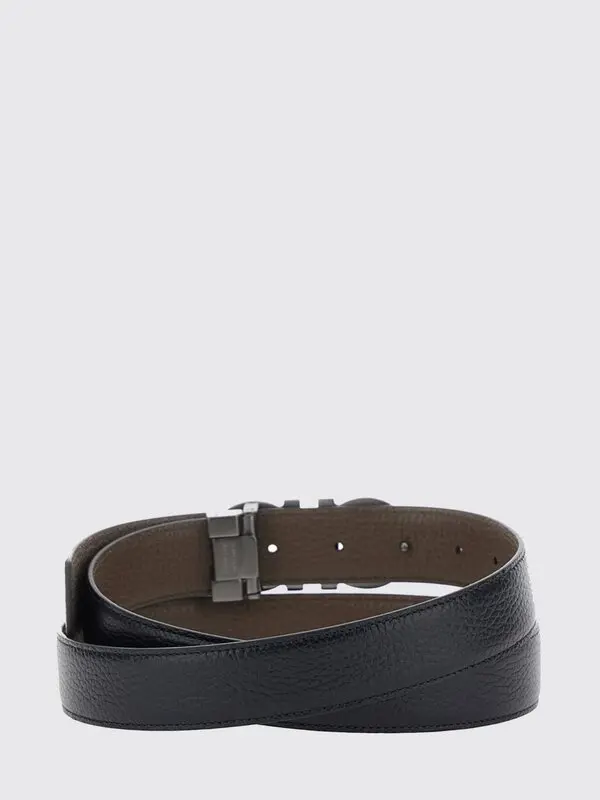 FERRAGAMO Leather Belt - Black