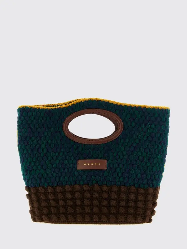 Marni Woven Handbag - Green