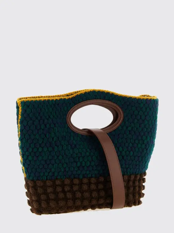 Marni Woven Handbag - Green