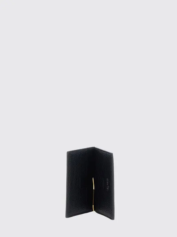 TOM FORD Bifold Grained Calfskin Card Holder With Money Clip