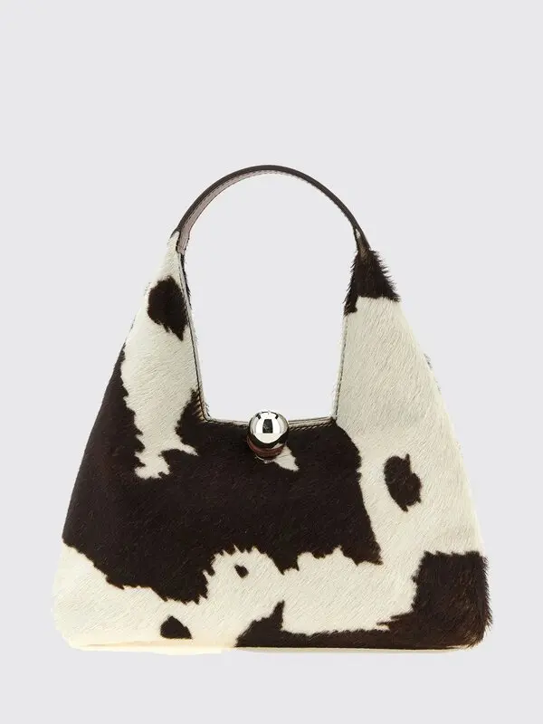 Marni Calf Hair Handbag - Brown
