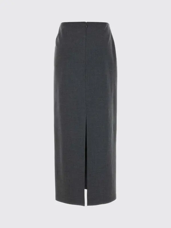 JIL SANDER High-waisted Midi Pencil Skirt - Grey 1