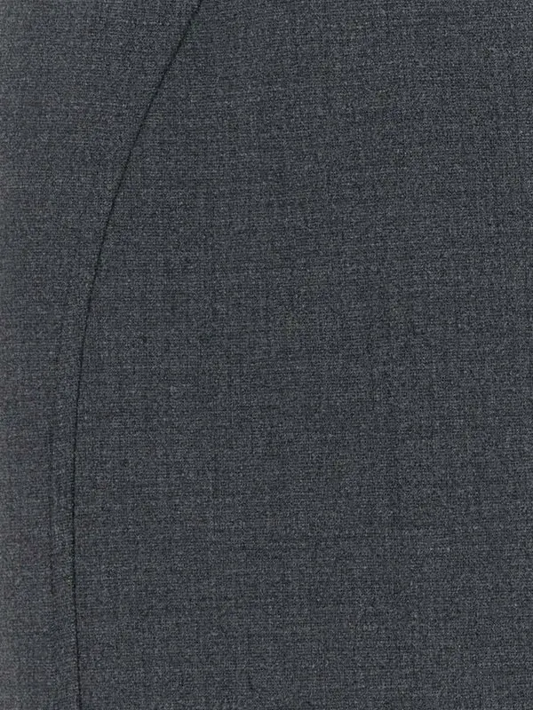 JIL SANDER High-waisted Midi Pencil Skirt - Grey 1