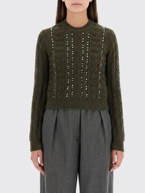 JIL SANDER Embellished Knit Sweater