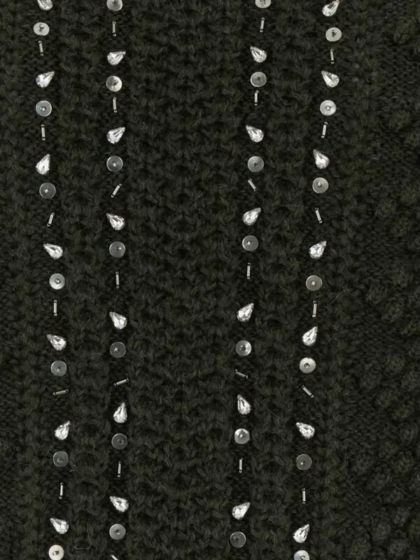 JIL SANDER Embellished Knit Sweater