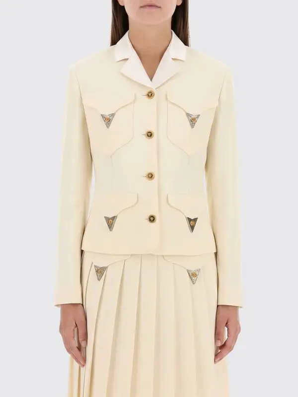 Versace Textured Blazer