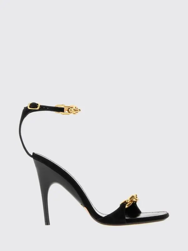 Balenciaga High Heel Sandals With Chain Detail