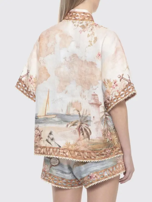 Zimmermann Printed Button-up Shirt