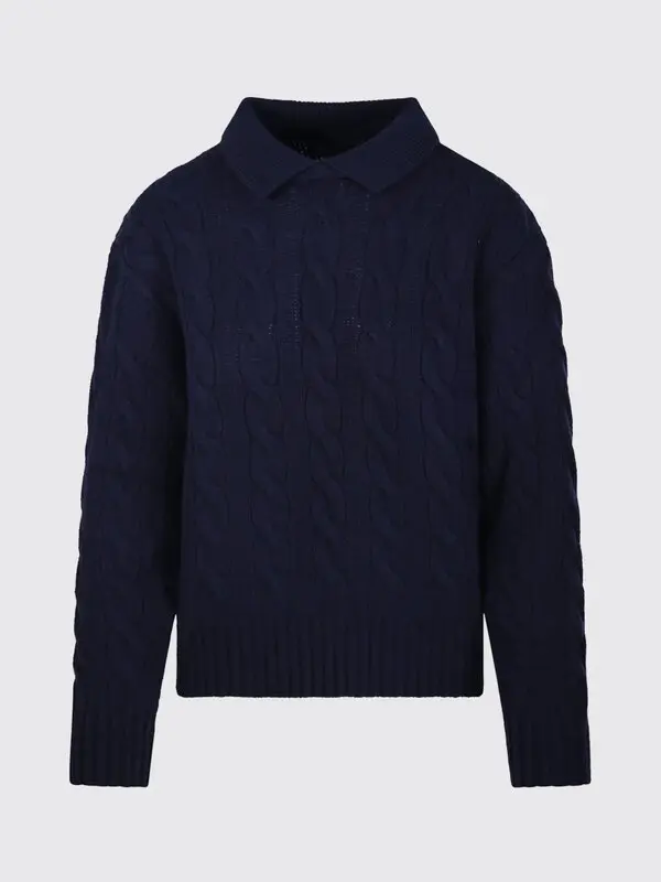 Polo Ralph Lauren Cable Knit Collared Sweater