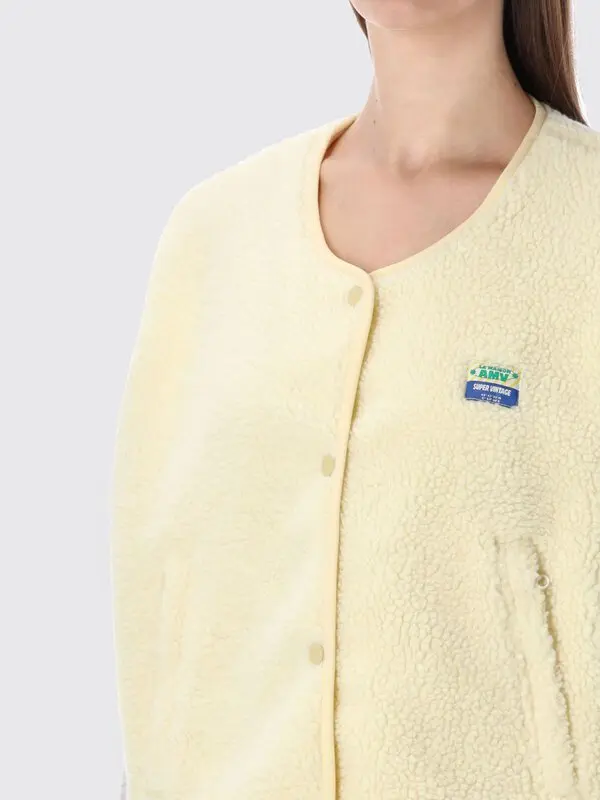American Vintage Fleece Vest - White