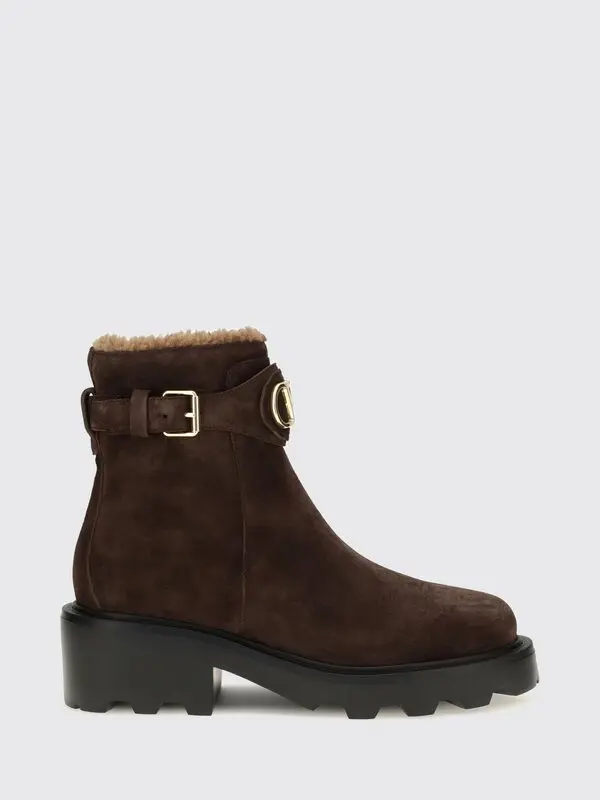 Valentino Garavani Buckled Ankle Boots
