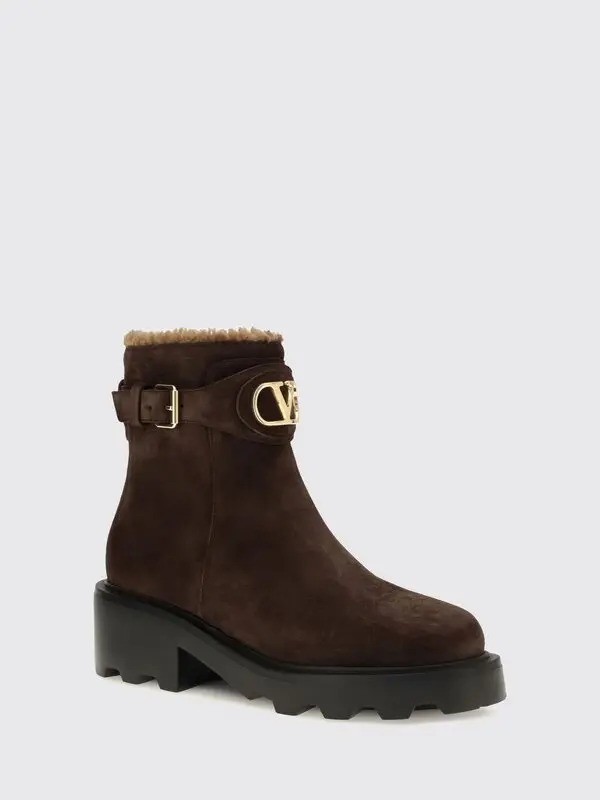 Valentino Garavani Buckled Ankle Boots