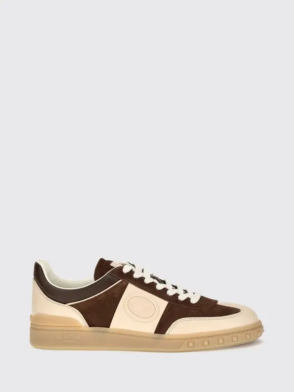 Valentino Garavani Suede And Leather Sneakers