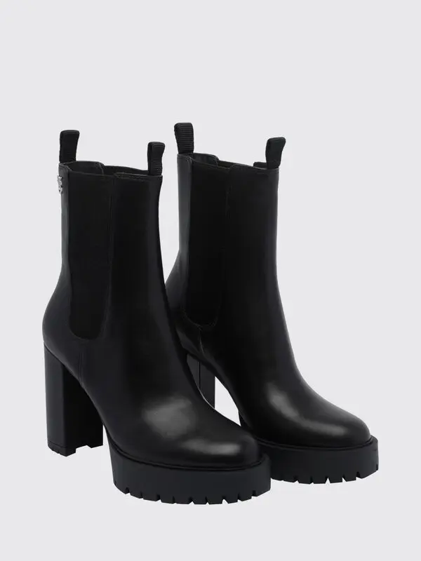 Pinko Leather Platform Chelsea Boots