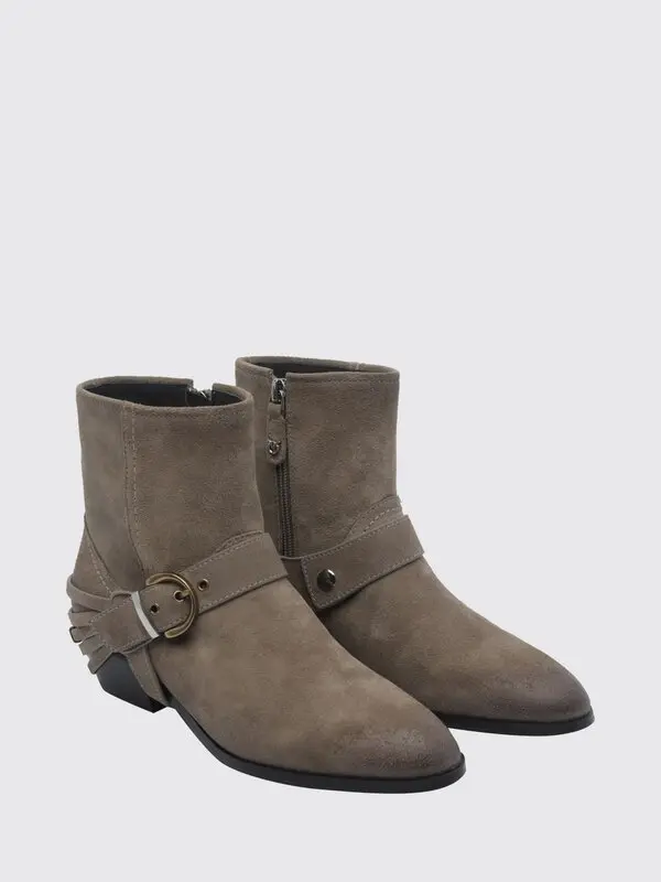 Pinko Buckled Zip Up Ankle Boots