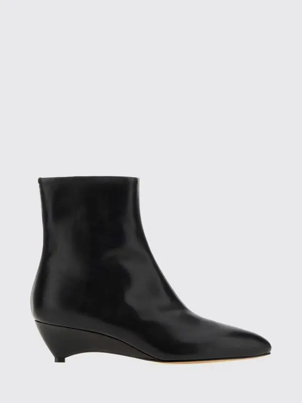 JIL SANDER Leather Ankle Boots