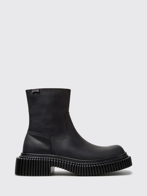 Camper Ankle Boots With Lug Sole