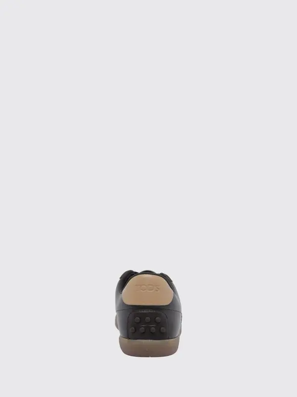 TOD'S Lace-up Suede And Leather Sneakers - Earth