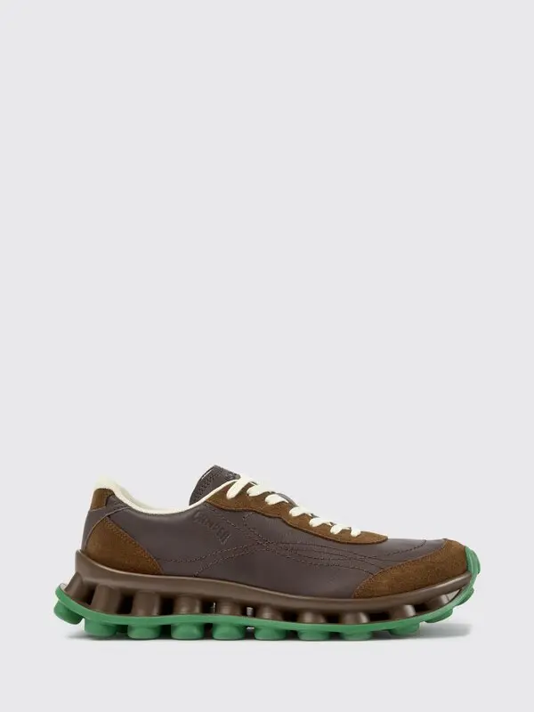 Camper Leather Suede Chunky Sole Sneakers