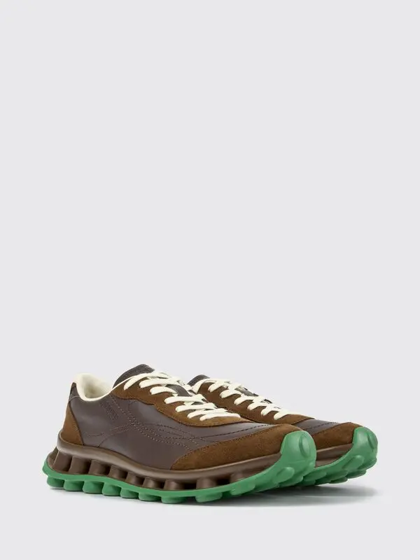 Camper Leather Suede Chunky Sole Sneakers