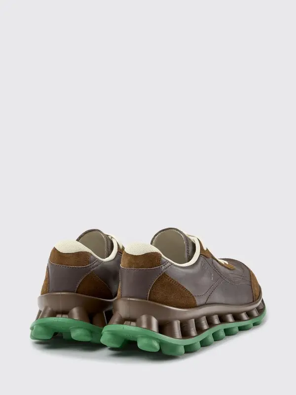 Camper Leather Suede Chunky Sole Sneakers