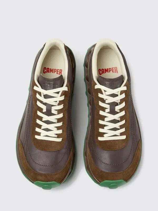 Camper Leather Suede Chunky Sole Sneakers