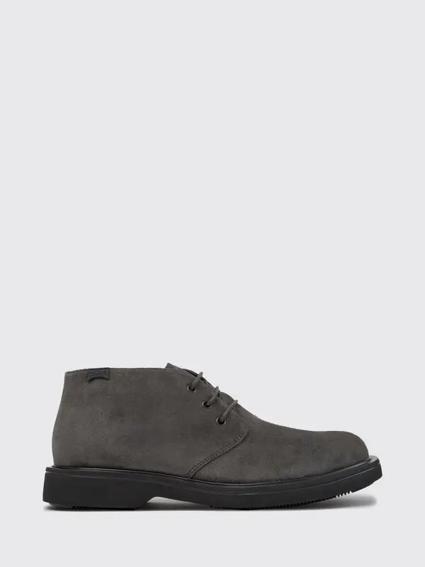 Camper Lace-up Suede Boots
