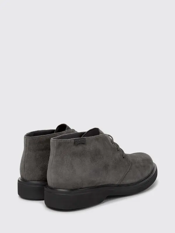 Camper Lace-up Suede Boots