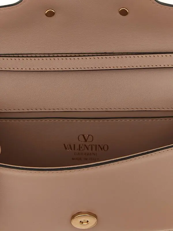 Valentino Garavani Crystal Vlogo Mini Handbag - Pink