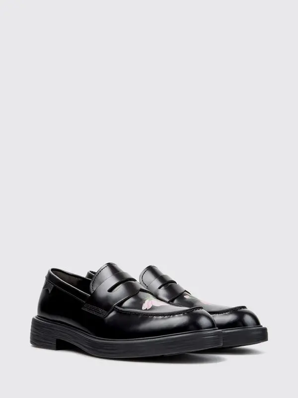 Camper Loafers With Floral Embellishment