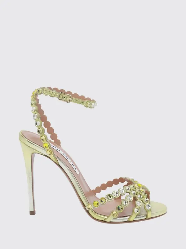 AQUAZZURA Embellished High Heel Sandals