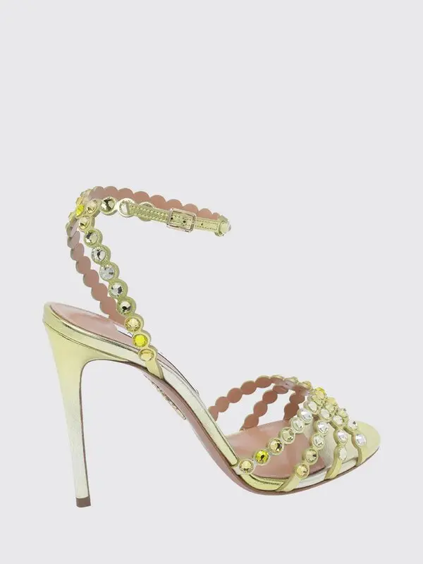 AQUAZZURA Embellished High Heel Sandals