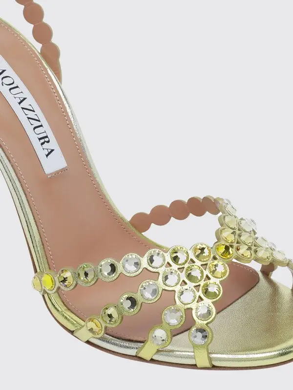 AQUAZZURA Embellished High Heel Sandals