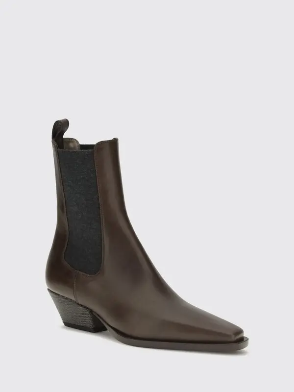 Brunello Cucinelli Chelsea Boots - Brown