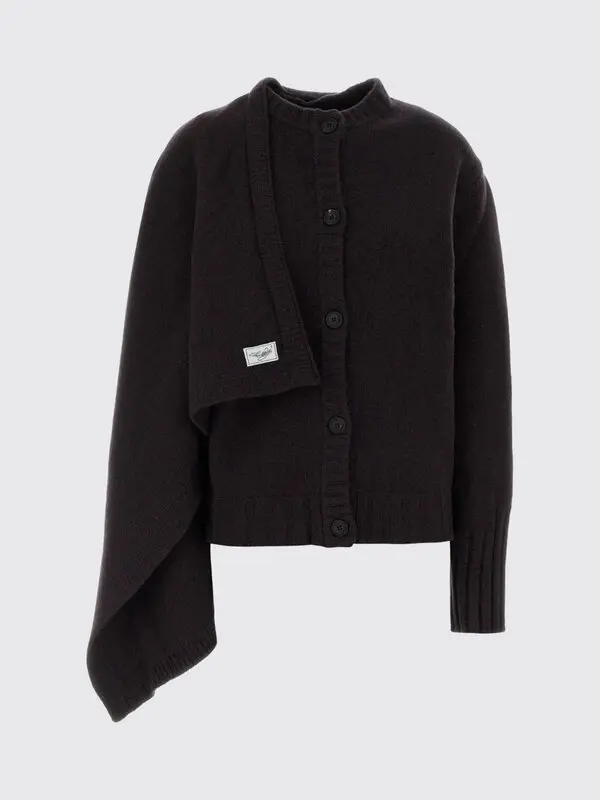 Attico Cardigan With Integrated Scarf