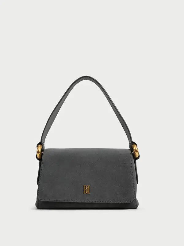 BY MALENE BIRGER Lellie Suede Bag - Brushed Grey