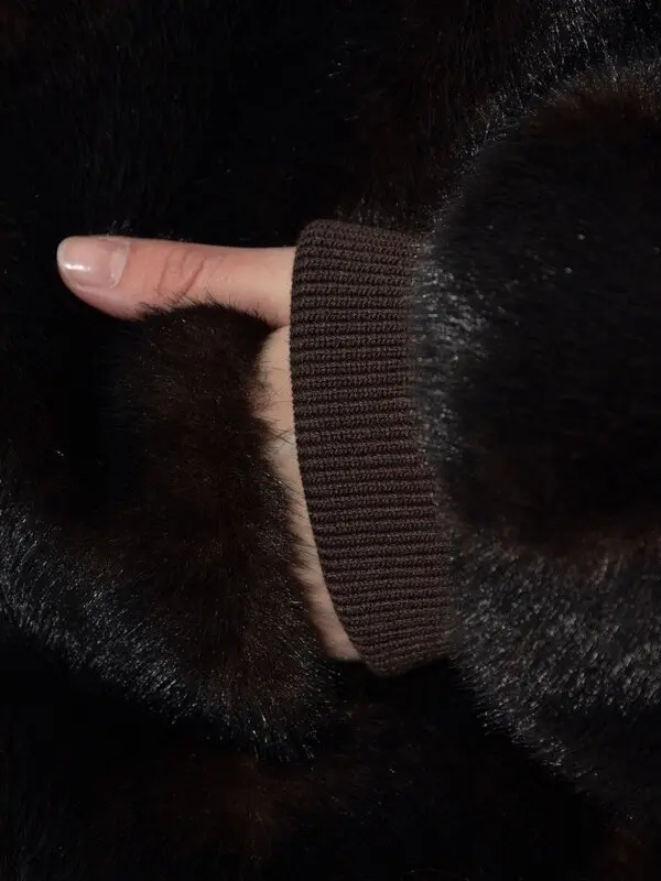 MAISON MARGIELA Faux Fur Jacket