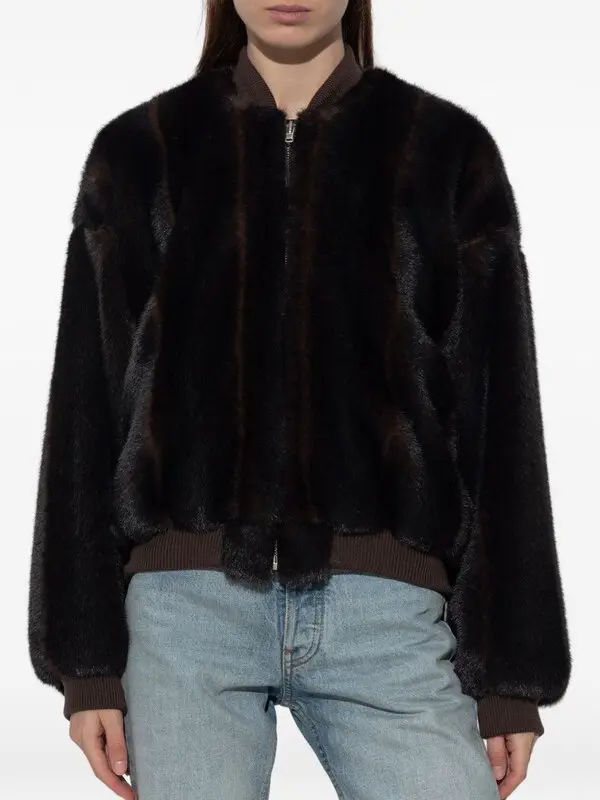 MAISON MARGIELA Faux Fur Jacket