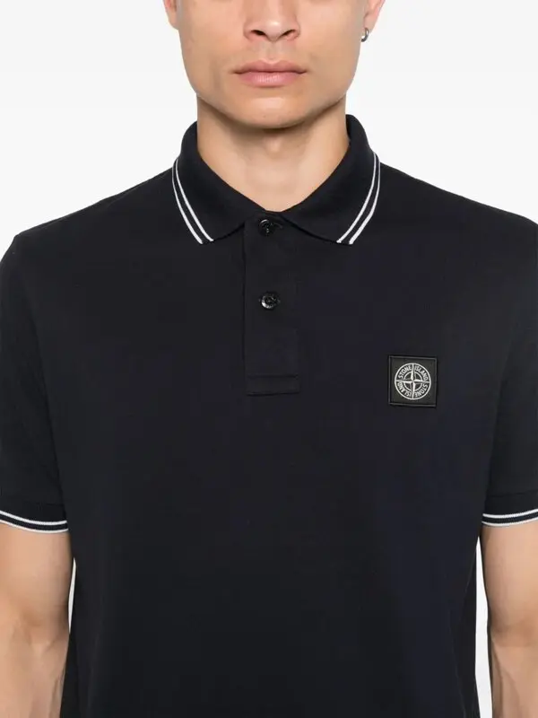 Stone Island Cotton Polo Shirt - Blue