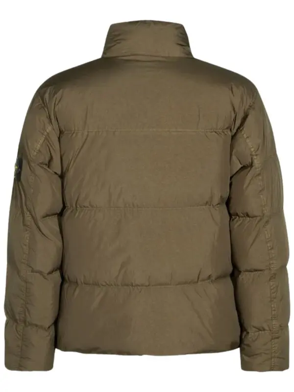 Stone Island Hooded Down Bomber Jacket