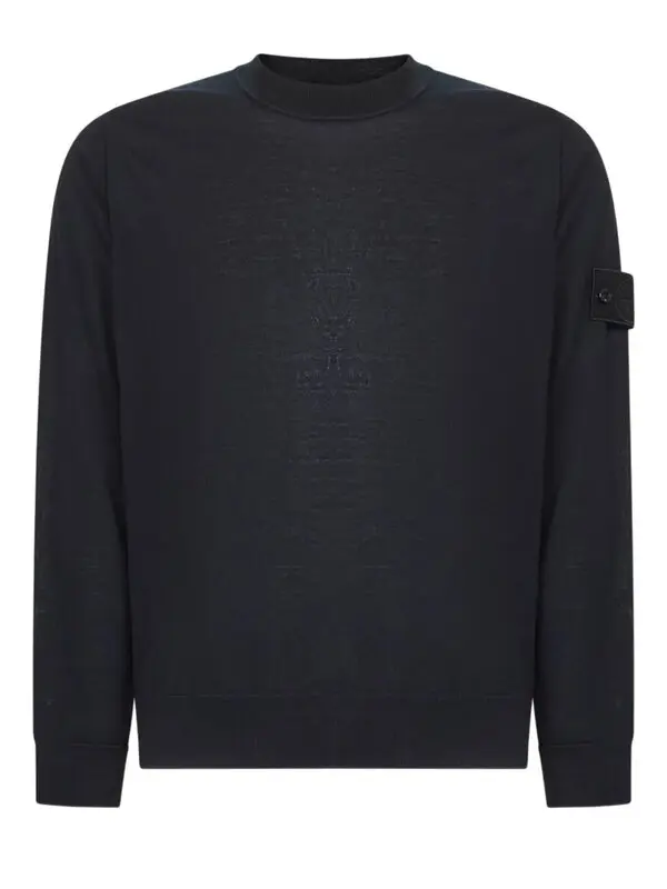 Stone Island Wool Sweater - Blue