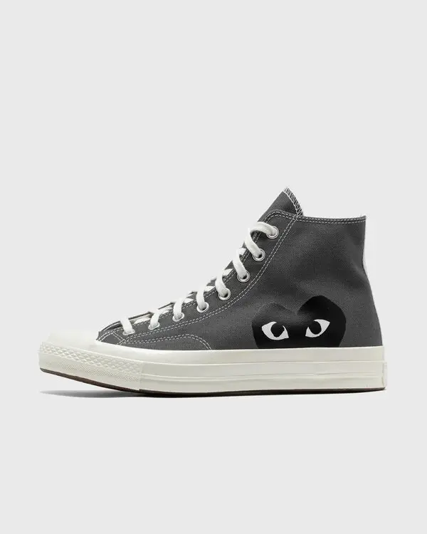 Play Comme Des Garcon High Top Sneakers With Graphic Logo