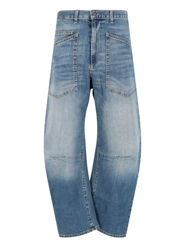 NILI LOTAN High-rise Classic Wash Jeans - Blue